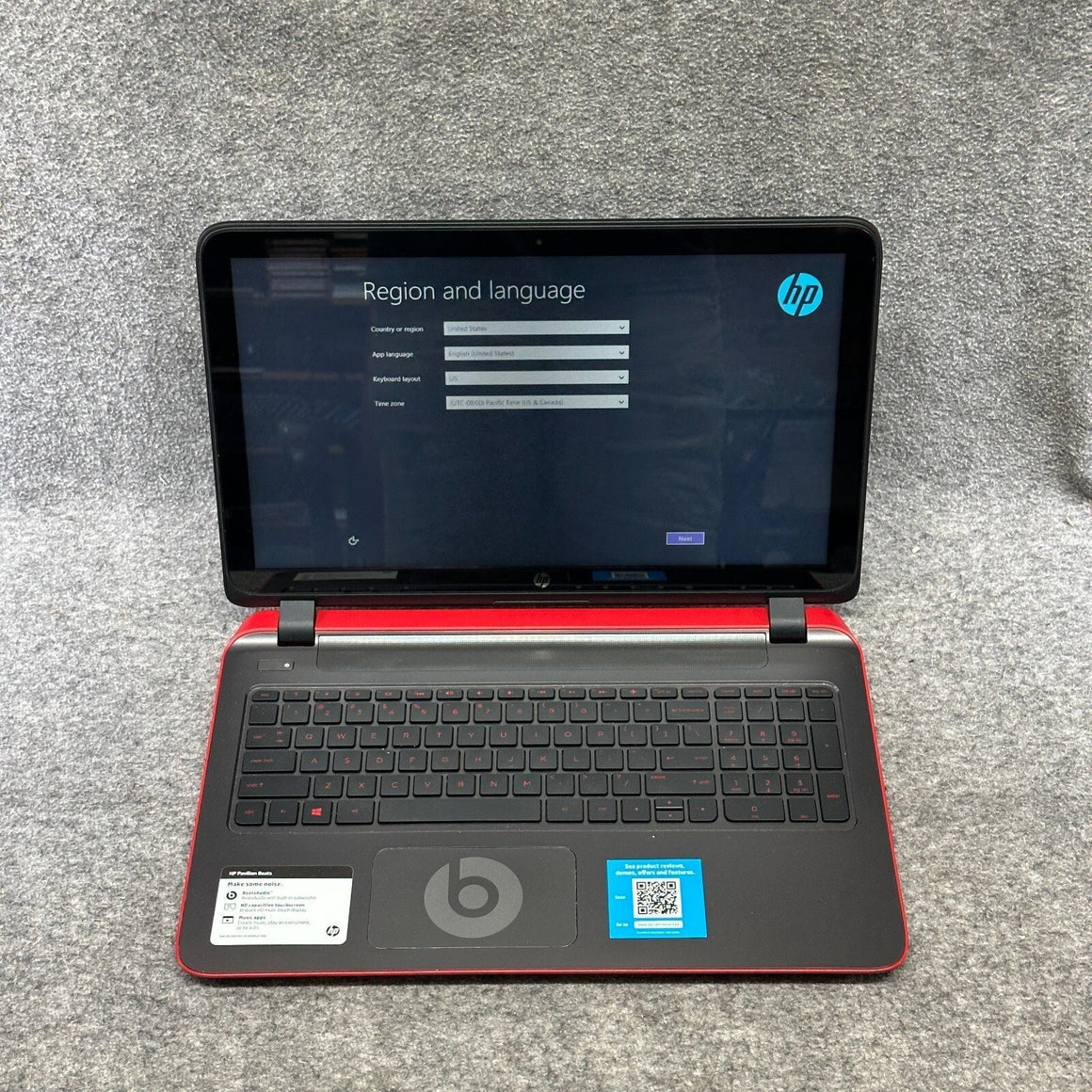 HP Pavilion Beats by Dre Special Edition 15 TOUCHSCREEN Laptop 15.6 ...