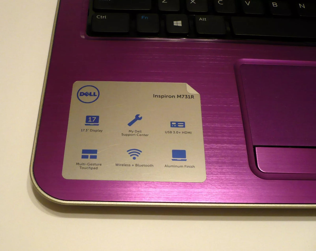 Purple Dell m731r - 17R-5735 17.3" Laptop AMD A8 (8GB RAM, 256GB SSD ...