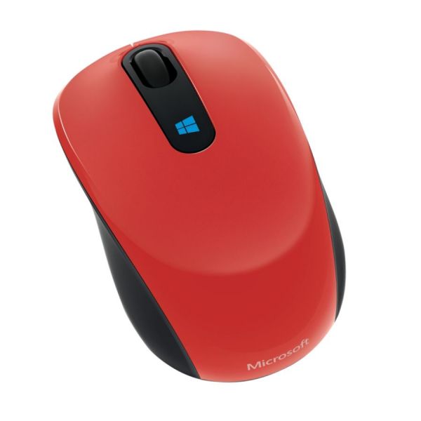 Microsoft Sculpt 43U-00023 Wireless Mobile Mouse, Red – KenDoTronics